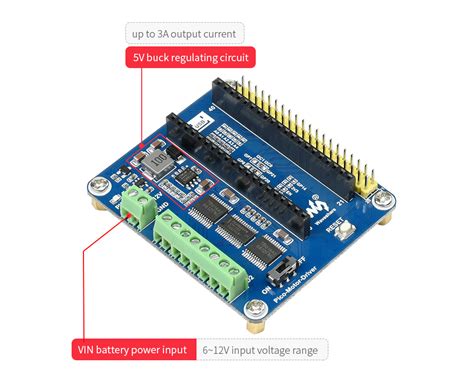DC Motor Driver Module for Raspberry Pi Pico Driving up to x DC Motors Điện tử ProE