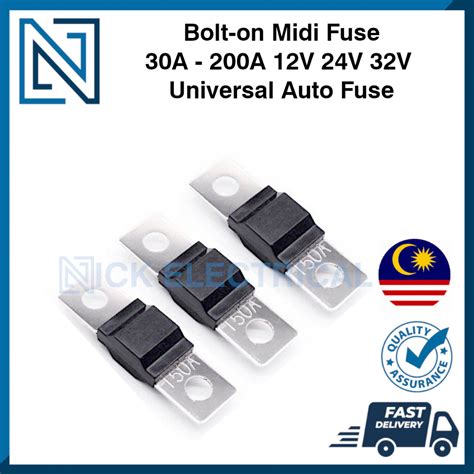 Universal Single Fuse Holder Midi Fuse Box 30a 40a 50a 60a 70a 80a 100a 125a 150a 175a 200a