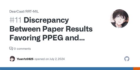 Discrepancy Between Paper Results Favoring Ppeg And Default Parameters