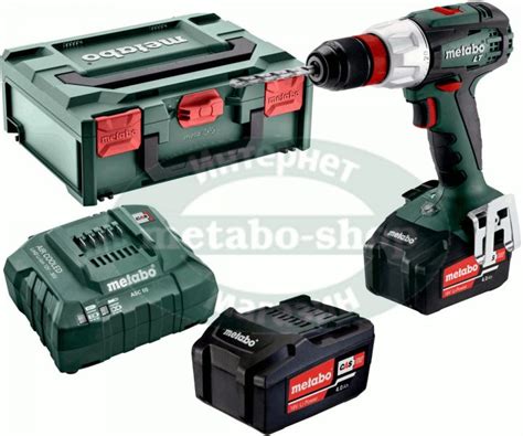 Аккумуляторный шуруповерт Metabo BS 18 LT Quick - Купить аккумуляторный ...