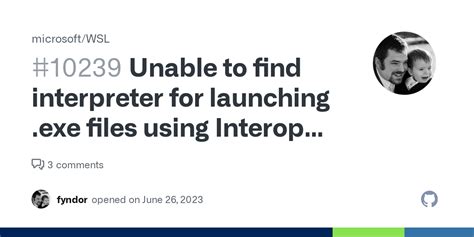 Unable To Find Interpreter For Launching Exe Files Using Interop After