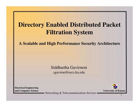 pdf directory enabled distributed packet filtration system dokumen tips