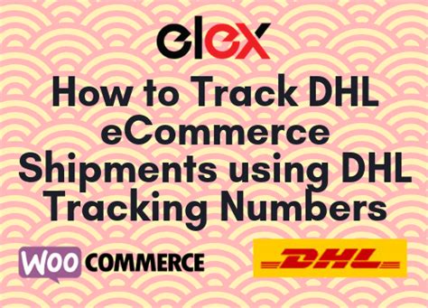 How To Track DHL ECommerce Shipments Using DHL Tracking Numbers ELEXtensions