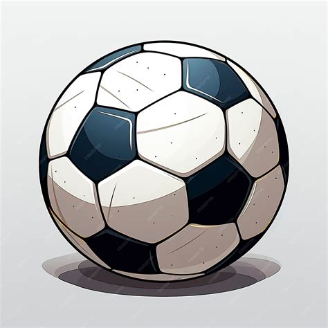 Premium Ai Image Soccer Ball Vector Illustration In Kawaii Anime