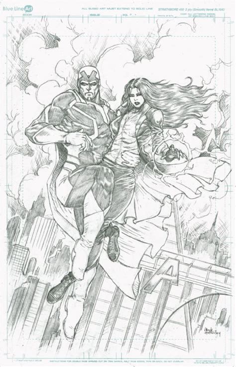 Wanda Vision In Mark Hatherley S Commission Comic Art Gallery Room