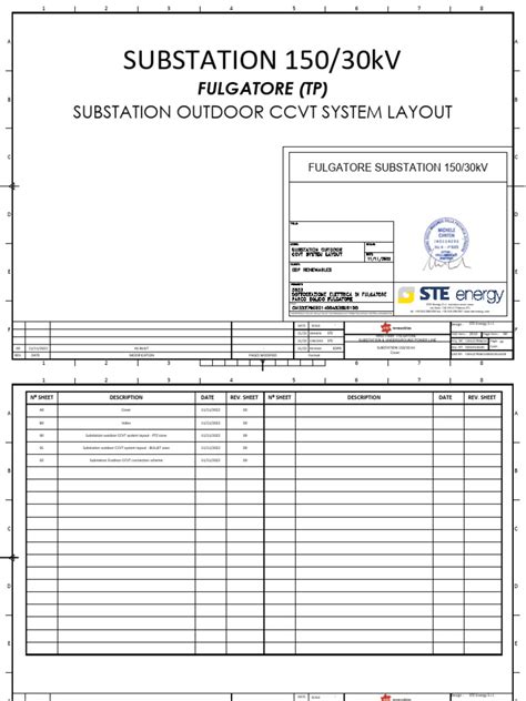 Cw322790601400as3su6100 Substation Outdoor Ccvt System Layout Pdf Electrical Engineering