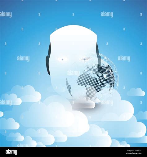 Cloud Computing Global Ai Assistance Automated Support Digital Aid