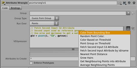 How To Enter My Code Presets In A Wrangle Scripting Odforum