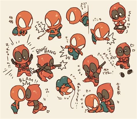 Spideypool Chibi