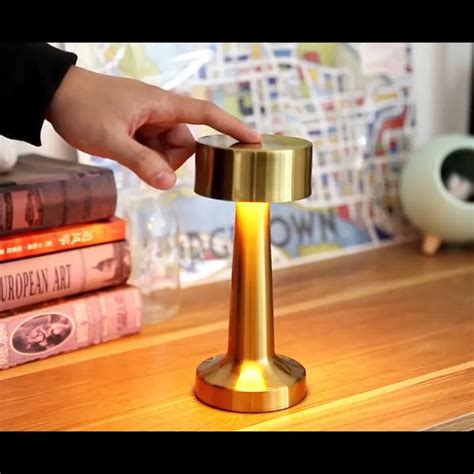 Portable Led Table Lamp With Touch Sensor 3 Colors Switchable