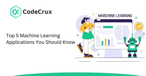 top 5 machine learning applications you should know codecrux web