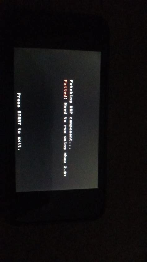 error when trying to dump dsp r 3dspiracy