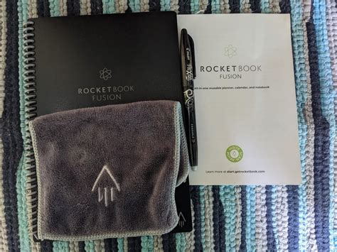 Rocketbook Fusion Smart Reusable Notebook Hobbies And Toys Stationary And Craft Stationery