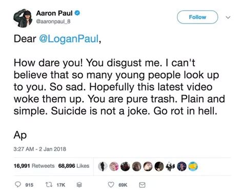 Im Here To Apologise Logan Paul Says Sorry After Filming Sickening