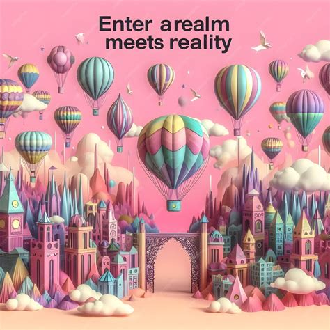Premium Photo Enter A Realm Where Fantasy Meets Reality As Whimsical