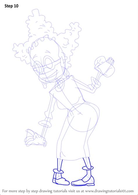 Learn How To Draw Didi Pickles From Rugrats Rugrats Step By Step