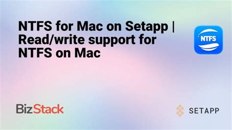 ntfs for mac on setapp read write support for ntfs on mac