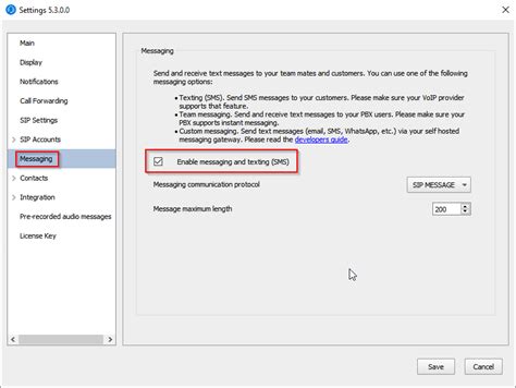 Softphone Pro Messaging In Softphone Pro