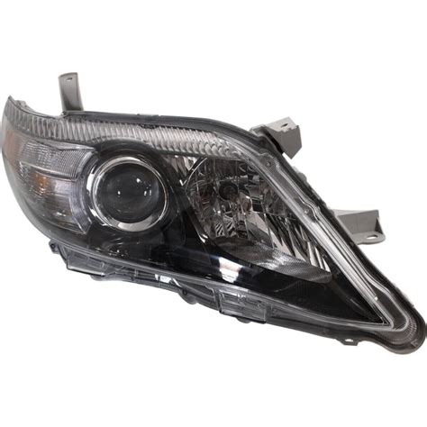 Damaijoy Headlight Right Side Clear Lens Chrome Interior Lens W Bulb
