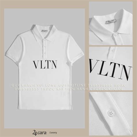 VLTN Logo Print Polo Shirt