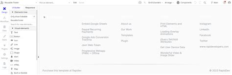 Reusable Elements Overview
