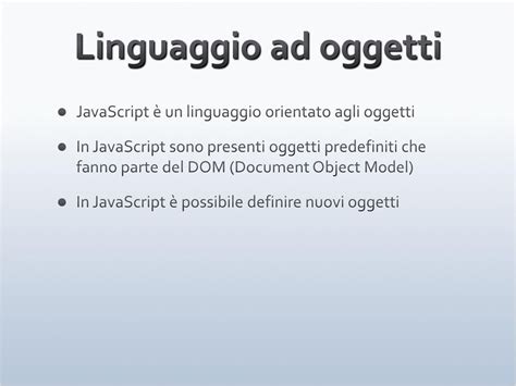 javascript 6 oggetti e javascript a ferrari ppt scaricare