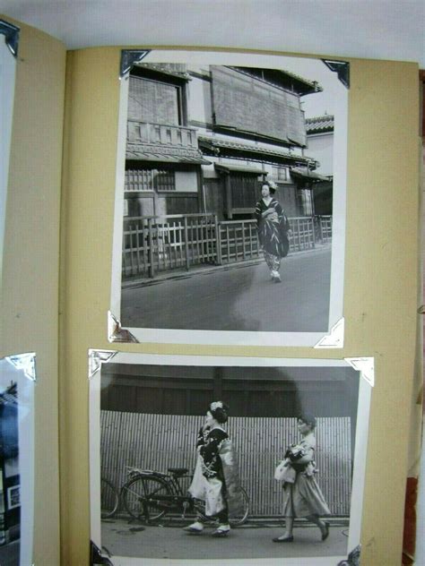 Fabulous Vintage Late 1940s Japanese Geisha Girls Real Photograph
