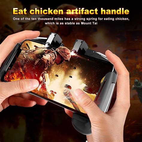 Ak16 Mobile Joystick ตวชวยยงเกมแนว PUBG Free Fire Rules Of Survival Mobile Gamepad ปม