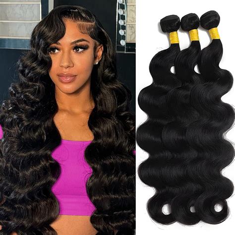 Brbeawor 14a Brazilian Body Wave Bundles Human Hair 22 24