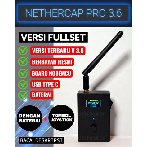 Jual Alat Password Wifi Nethercap Terbaru Original Evil Twin