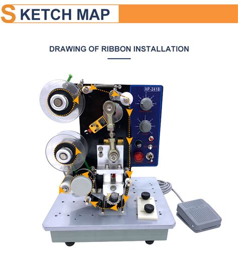 Desktop Ribbon Coder Hp 241b Buy Hp241b Semi Aotomatic Coding Foil