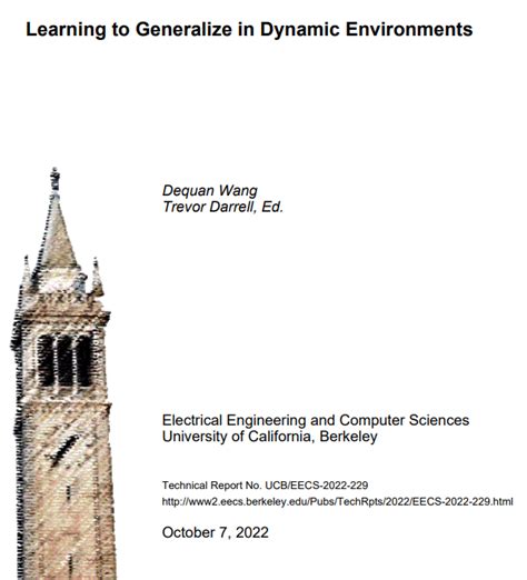 【伯克利博士论文】学习在动态环境中泛化，103页pdf 知乎