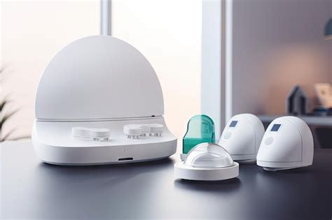Premium Ai Image Iotbased Security System With Sensors And Alarms On