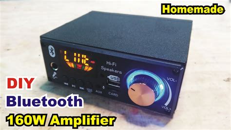 Diy Homemade Bluetooth Speaker Module Mp3 Player Kit With Amplifier Youtube