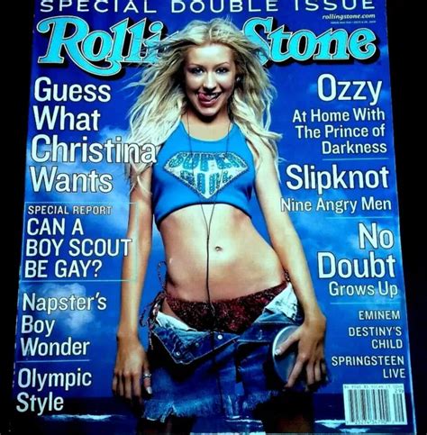 Christina Aguilera Rolling Stones Special Double Issues 844 845