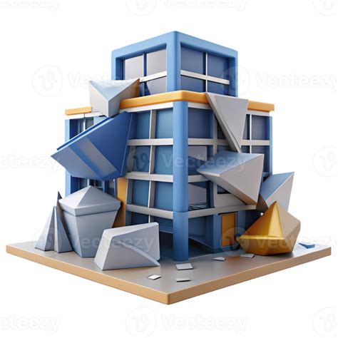 Stunning Abstract A Deconstructivist Office Building Fragmented Forms Distorted Angles