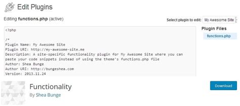 Best Wordpress Functions File Plugins Why You Should Use Them And What They Do Wc Success Academy