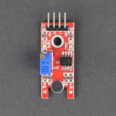 Orange Pcb 2mm Voice Sound Sensor Module For Electronics Size