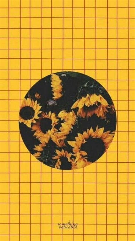 Yellow Vintage Aesthetic Display Wallpaper Wallpapersok