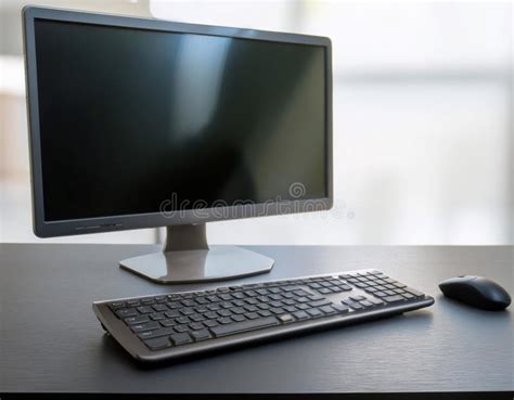 desktop computer setup including accessories like keyboard and mouse