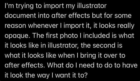 Illustrator Import Help R Aftereffects