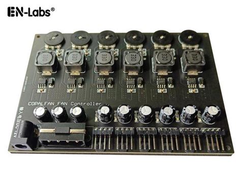 Buy 6 Channel 3 Pin 4 Pin Computer CPU Cooler Case Fan Speed Controller W Rubber Backed Tap For