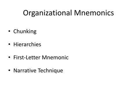 ppt improving memory memory strategies and metacognition powerpoint