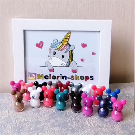 لاک ناخن فانتزی بچه گانه عروسکی