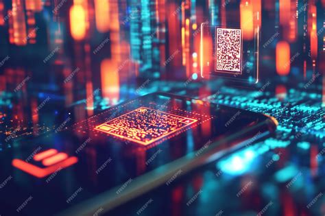 Futuristic Qr Code Mobile Scanning And Digital Payment Technology Revolutionizing Ecommerce