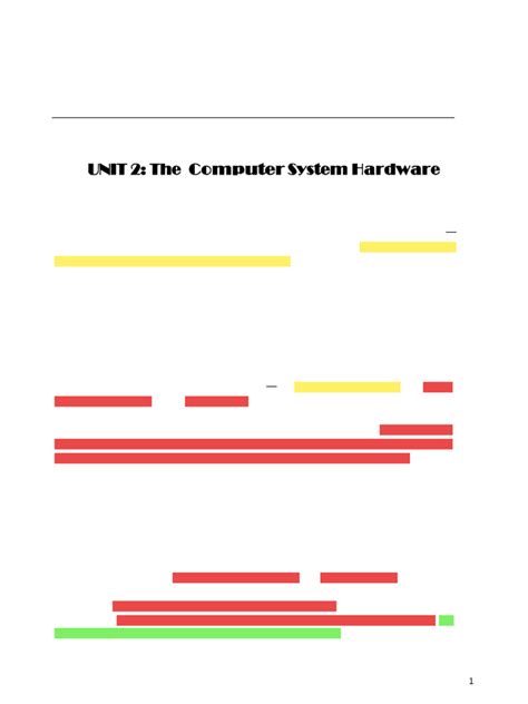 unit 2 computer system hardware pdf computer data storage random access memory