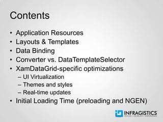 WPF XamDataGrid Performance Infragistics Seminar Israel November