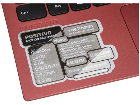 Notebook Positivo Motion Red Q464C Intel Atom Lindazi
