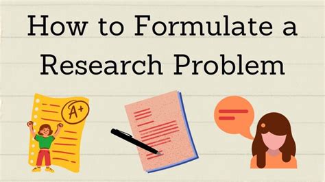 how to formulate a research problem useful tips