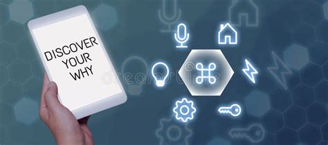 Conceptual Caption Discover Your Why Word Written On Knowing The Reason And Purpose Of One Self